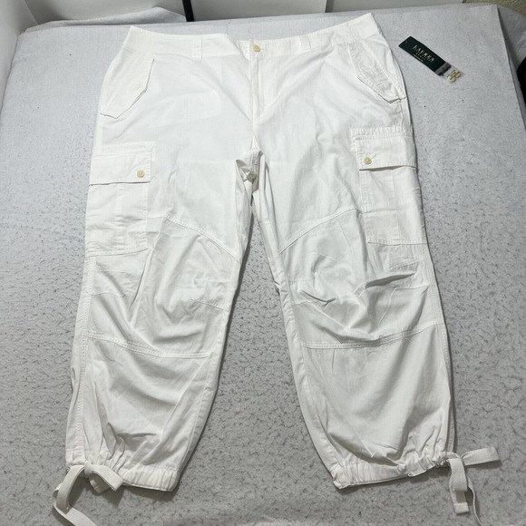 Lauren Ralph Lauren | Pants & Jumpsuits | Lauren Ralph Lauren Womens Plus Size 2w Capri Cargo ...